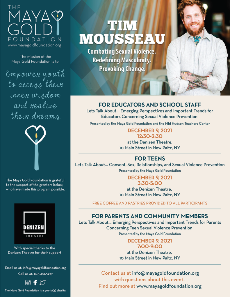 Tim Mousseau on Combating Sexual Violence - Maya Gold Foundation
